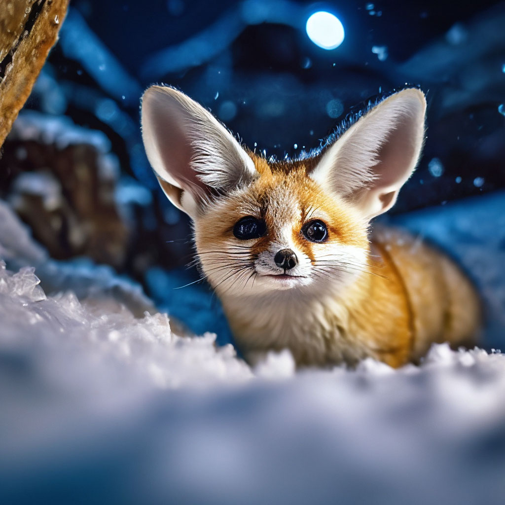 "Фенек fennec,night,professional photo,15mm,f/2.8,1/500s,iso2000,bottom ...