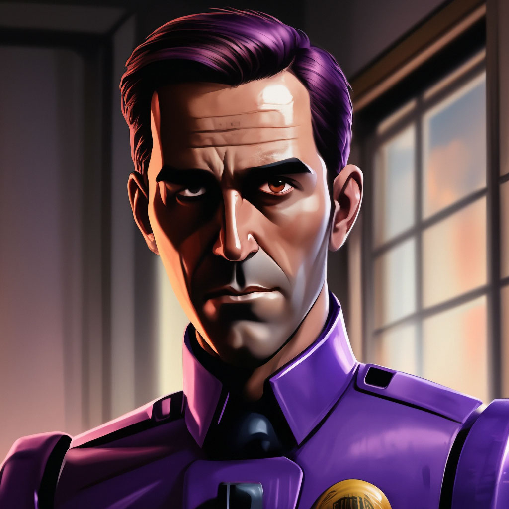 "The purple man fnaf william Afton" — image created in Shedevrum
