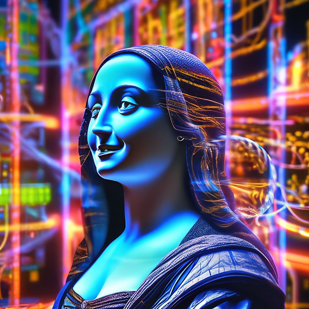 "A beautiful collage of paintings by great 3d artists from neural ...