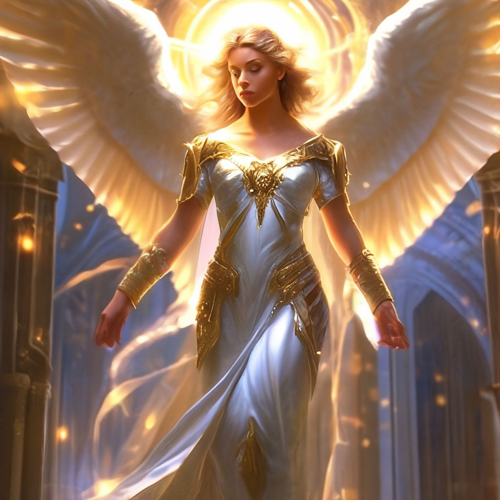 "Seraphim, beautiful, realistic, high detail, bright lighting" — image ...