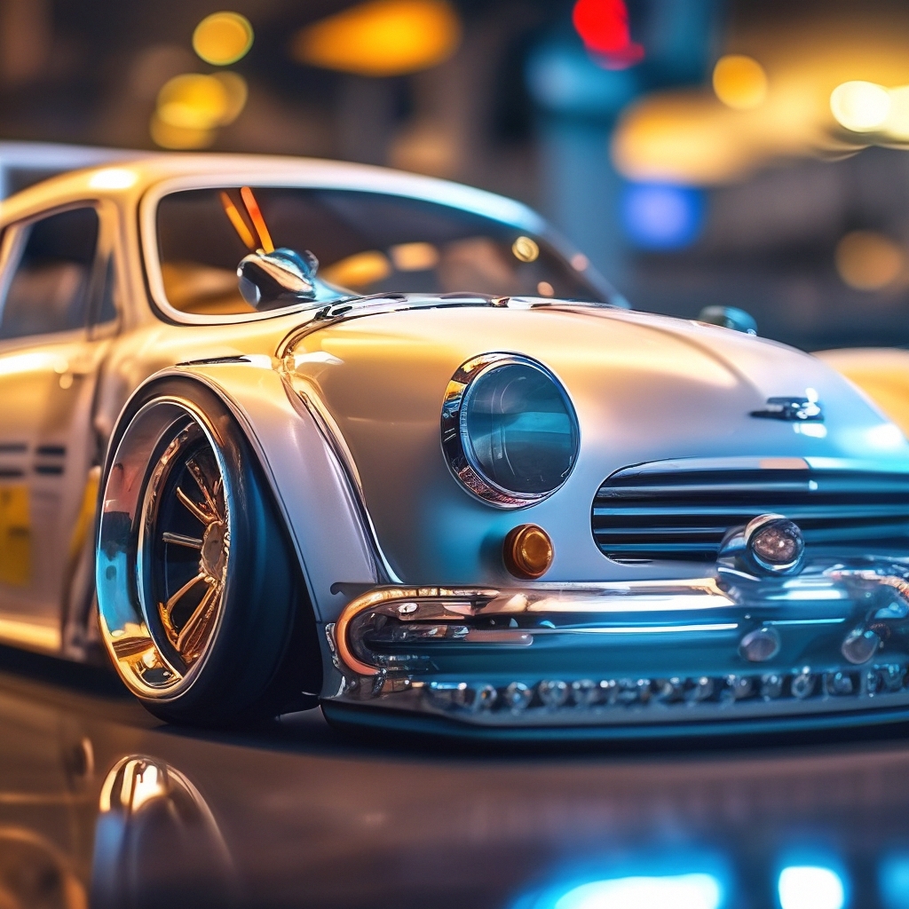 "A car with tuning . ...👉🏼 )micro Mir, high detail, very bright ...