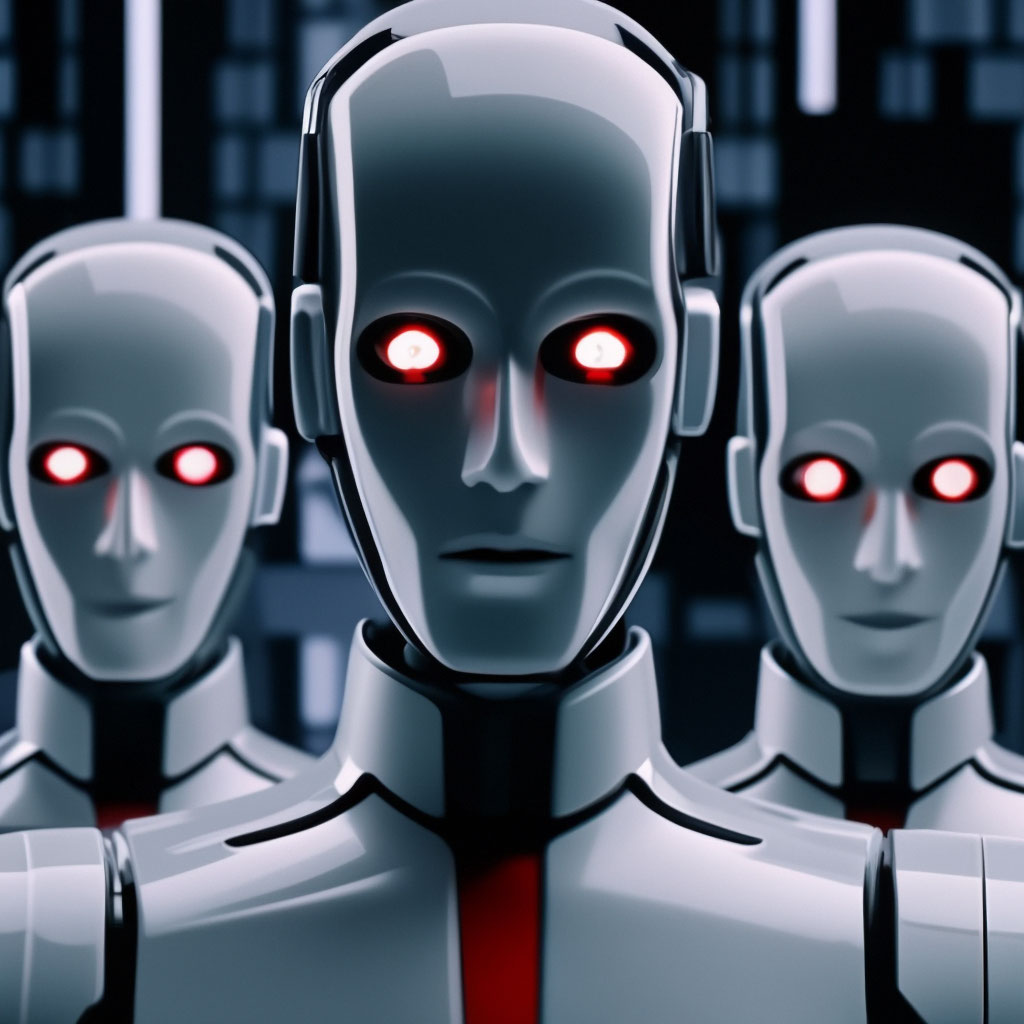 "Kraftwerk - The Robots live HD (fragment)" — image created in Shedevrum