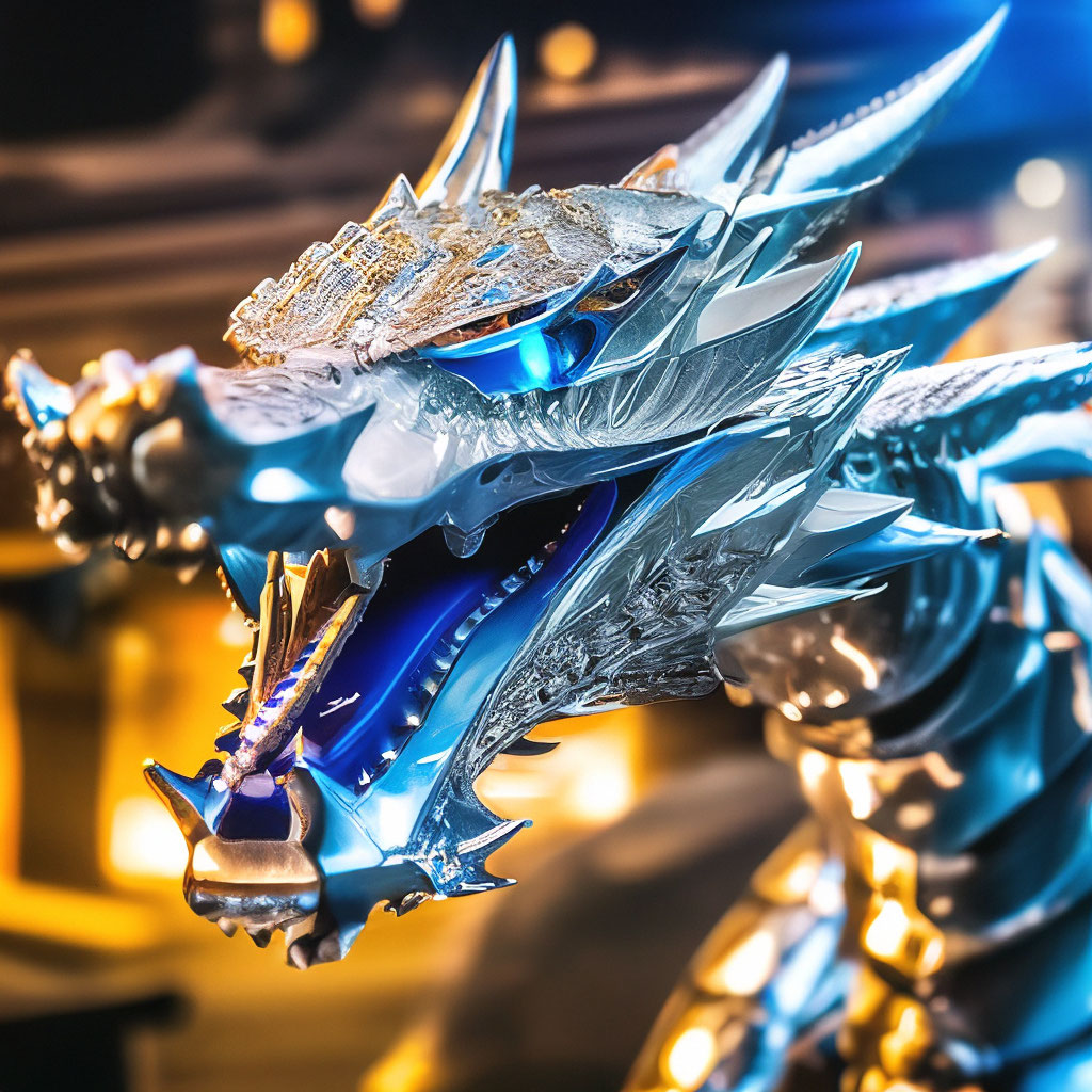 "Diamond Dragon" — image created in Shedevrum