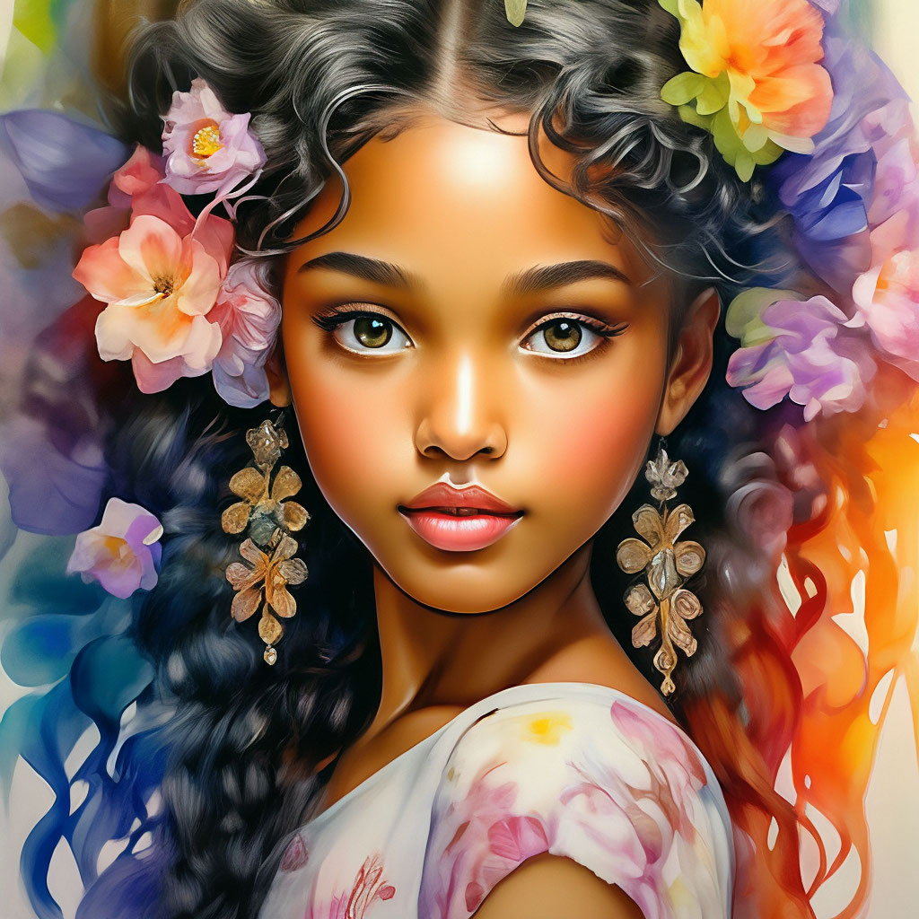 "Cute mulatto girl, high fashion. professional.focus on the eyes ...