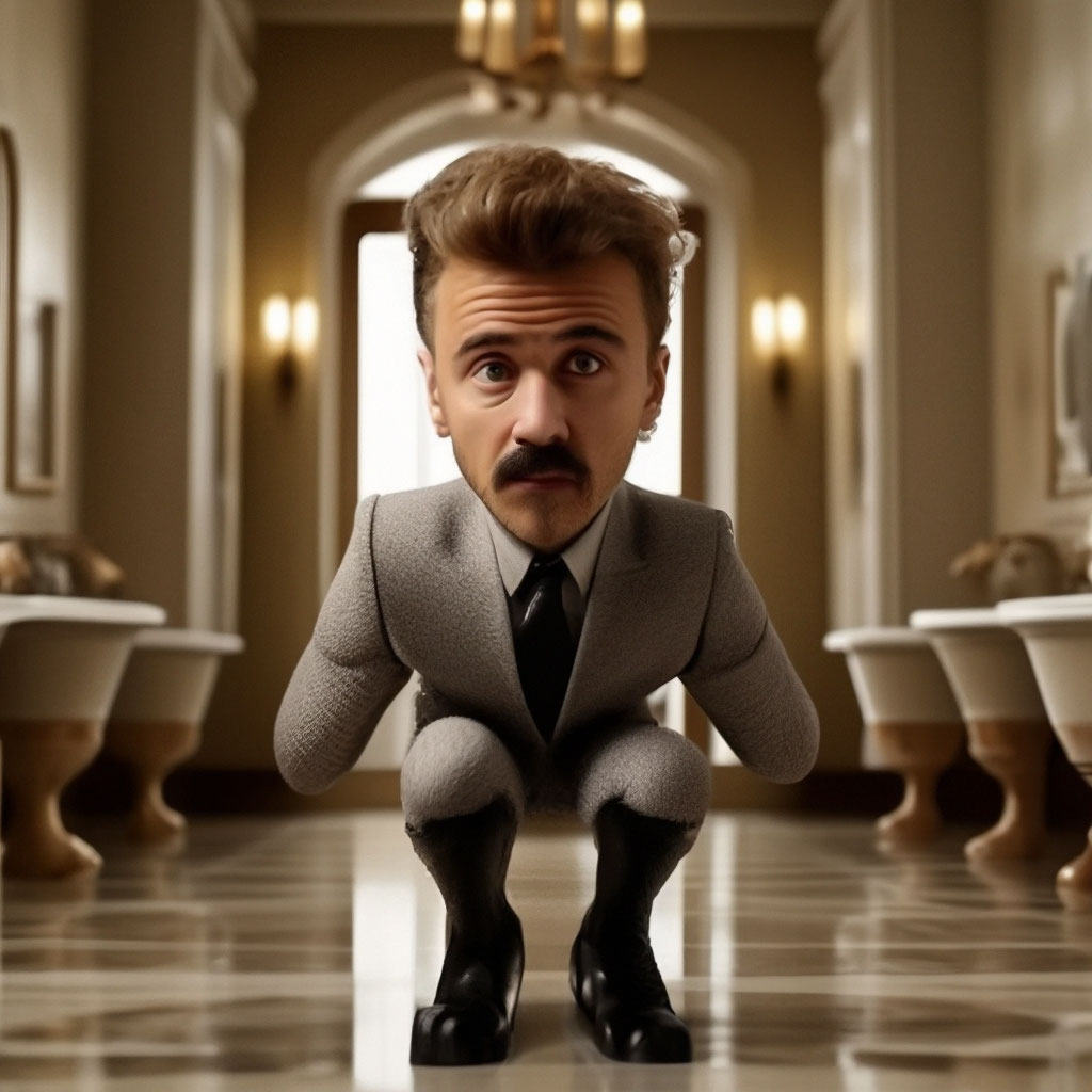 "Skibidi toilet is smart, aesthetically pleasing, realistic, 4k ...