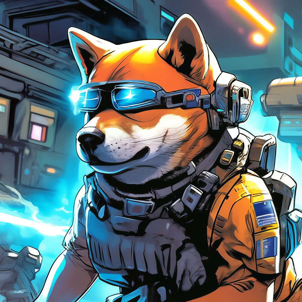"Shiba inu special forces" — image created in Shedevrum