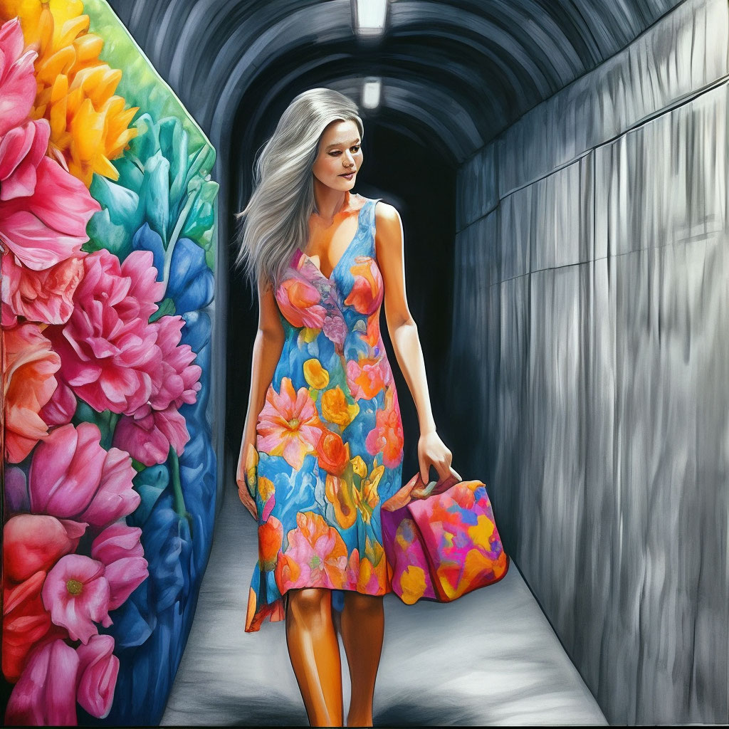 "Drawing with photorealistic colored pencils, Poltergeist, lady with ...