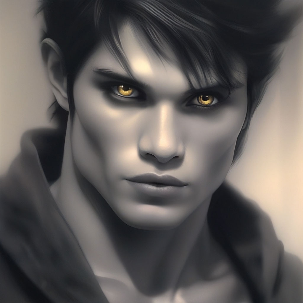 "Airbrush,pencil,fantasy,mysticism,mythology, werewolf man twilight ...