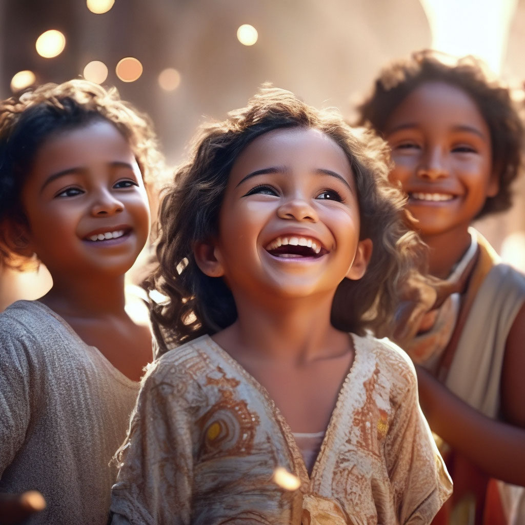 "How do you want to see the world of the future ? children ,everyone ...