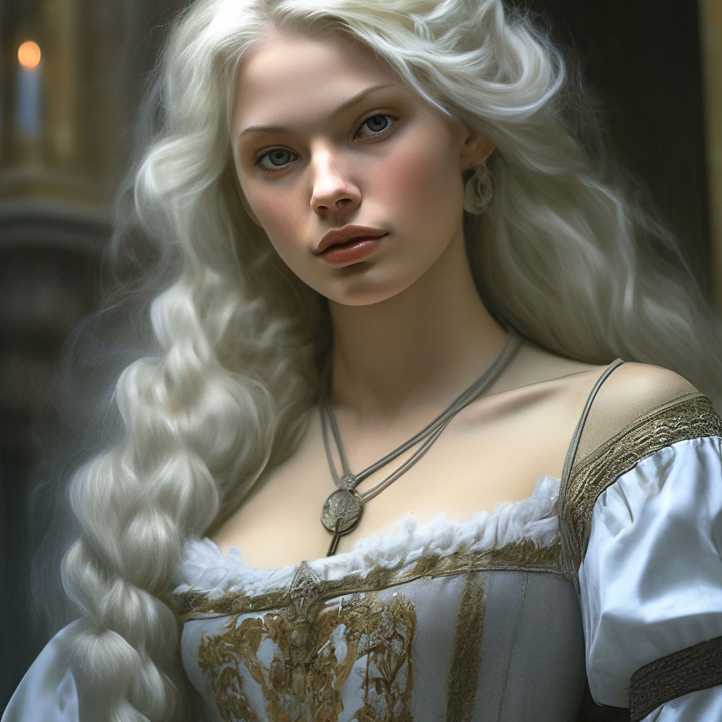 "Hyperrealism, girl 25+, princess Cirilla, actress Freya Allan,100k ...