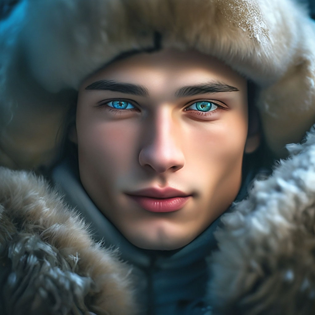 "Typical russian guy, bright eyes, aesthetically pleasing, beautiful ...