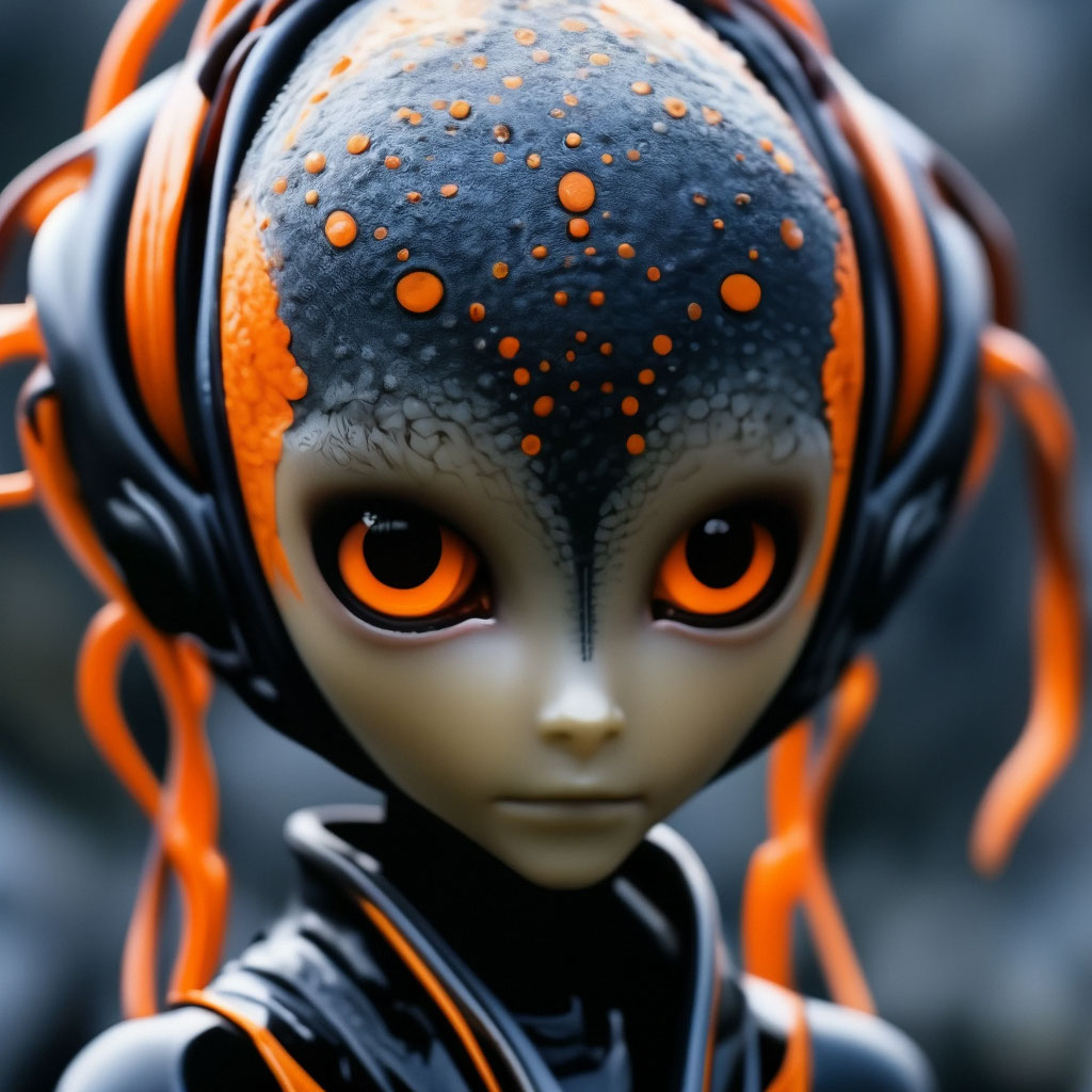 "Not an earthly cute alien alien girl, on another planet, black and ...
