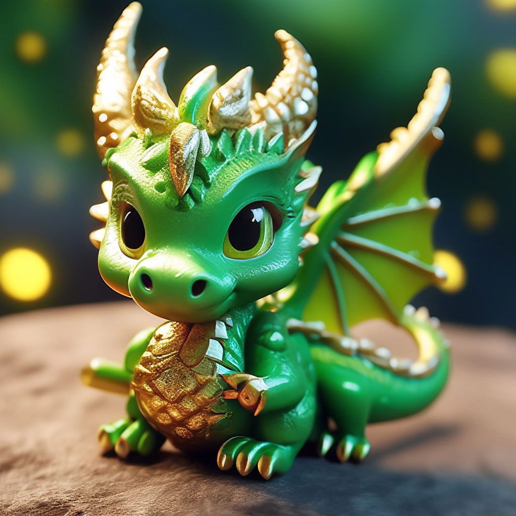 "Hyperrealism, cute dragon, magically, photorealism, hyperdetalization ...