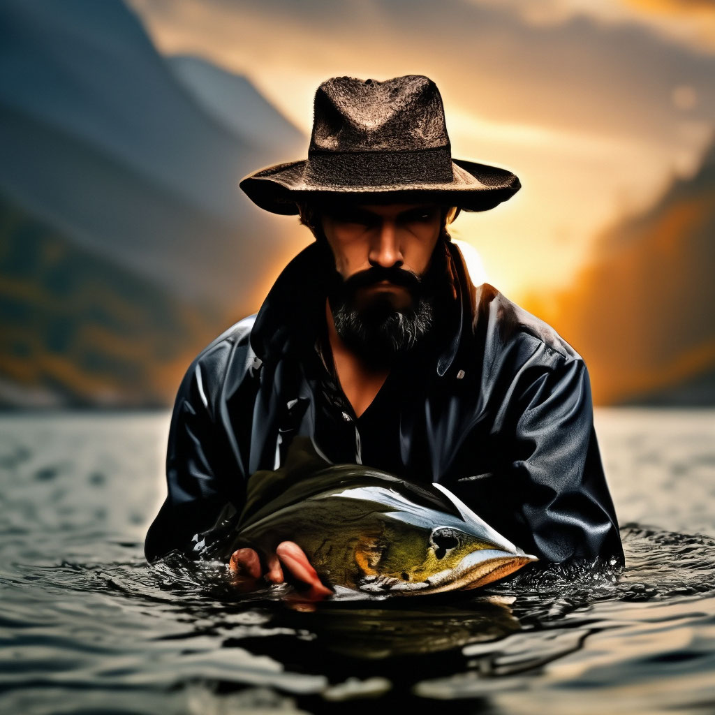 "Crazy fishing, crazy fisherman fishing in (variations), HD photo ...
