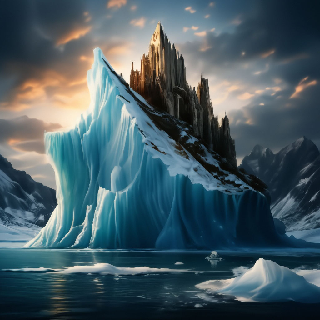"The New Year's iceberg is glad that there is a reason for joy. It's ...