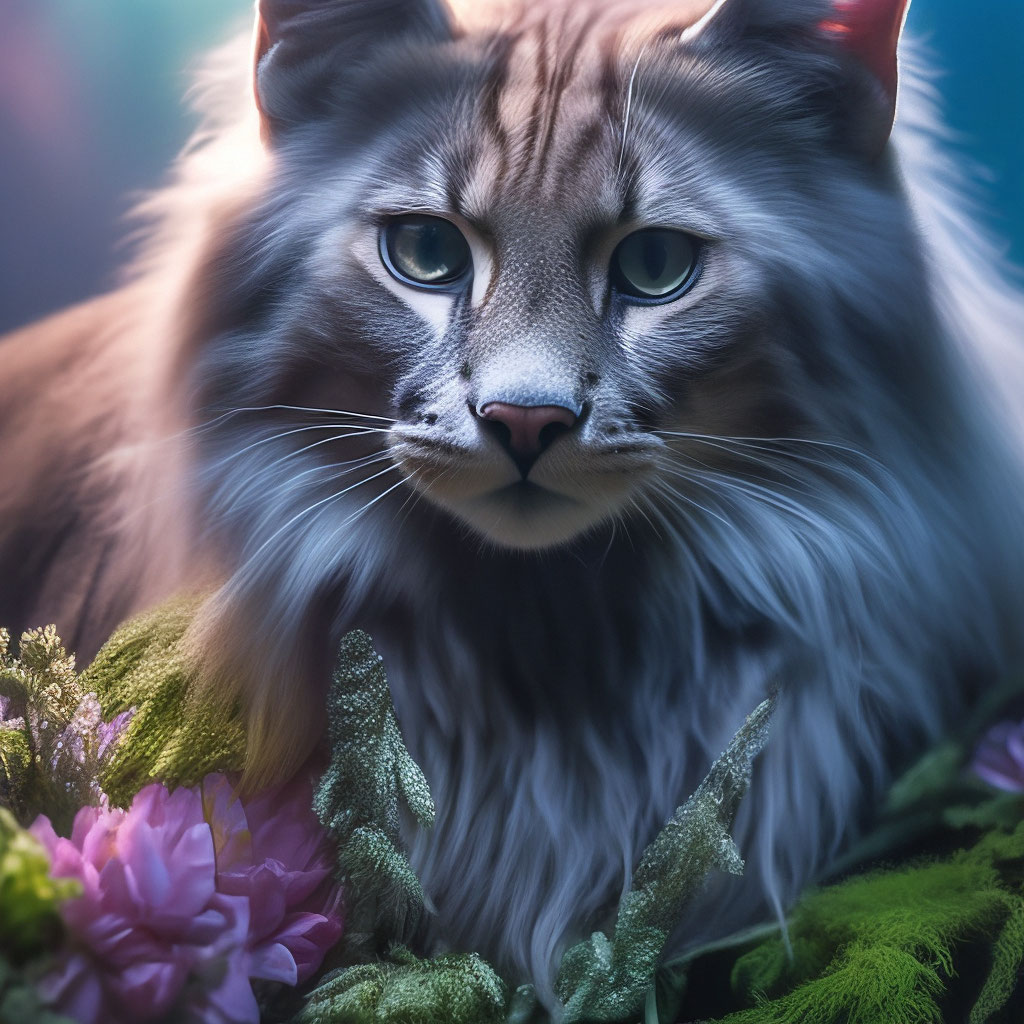 "The angler cat" — image created in Shedevrum