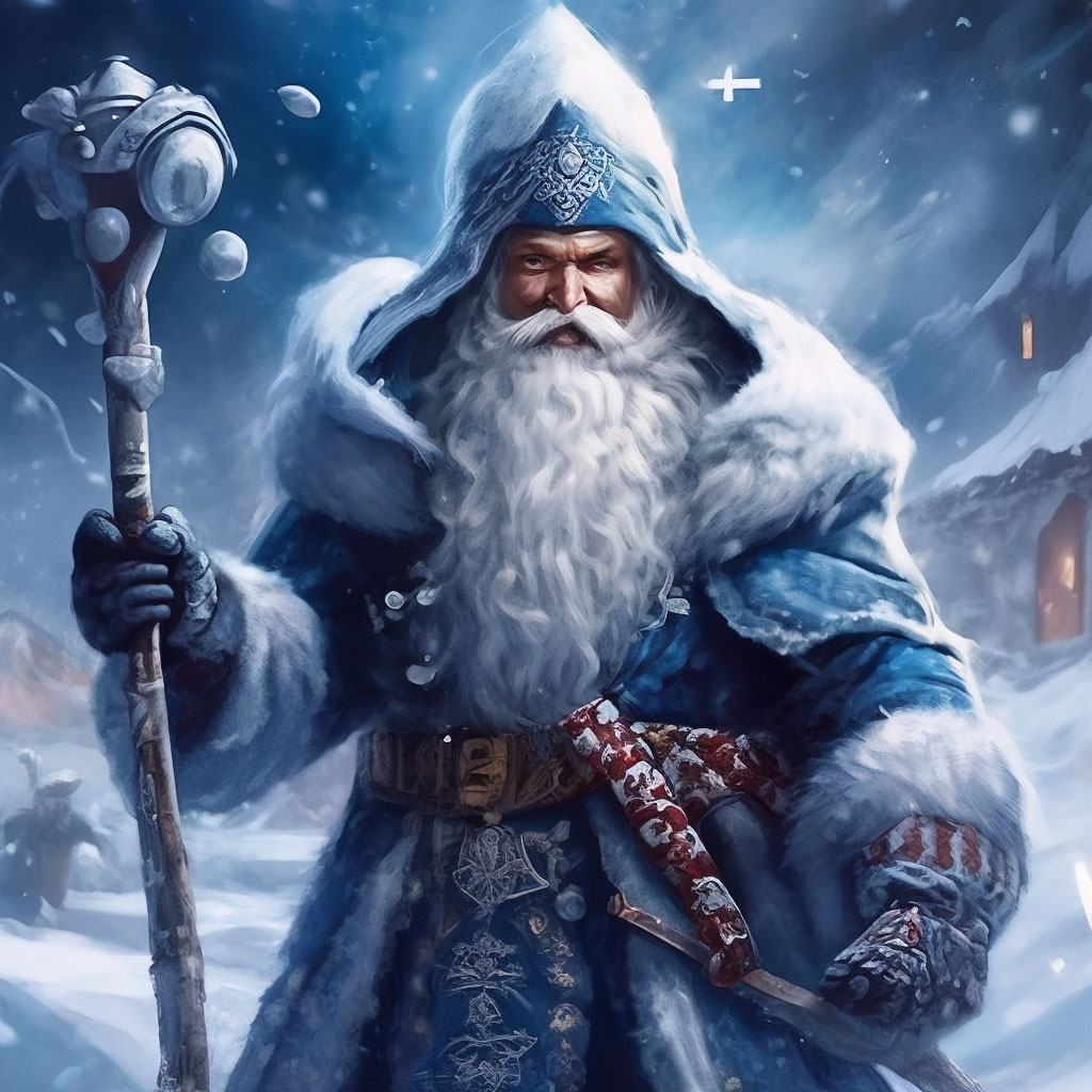 "Santa Claus is a Slavic magical entity that personifies frost. Santa ...
