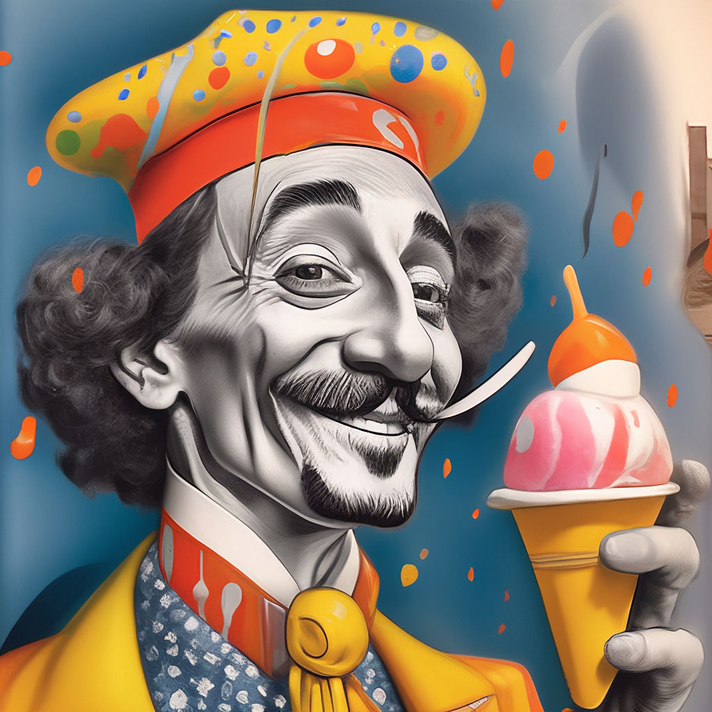 "Close-up, pencil drawing, bright gouache spots, splashes, sketch ...