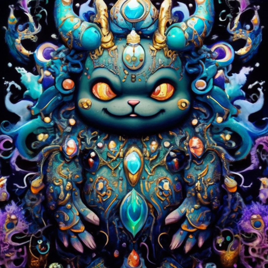 "Metamorphosis of Tottoro into Cthulhu, Lovecraft, hybrid of Tottoro ...