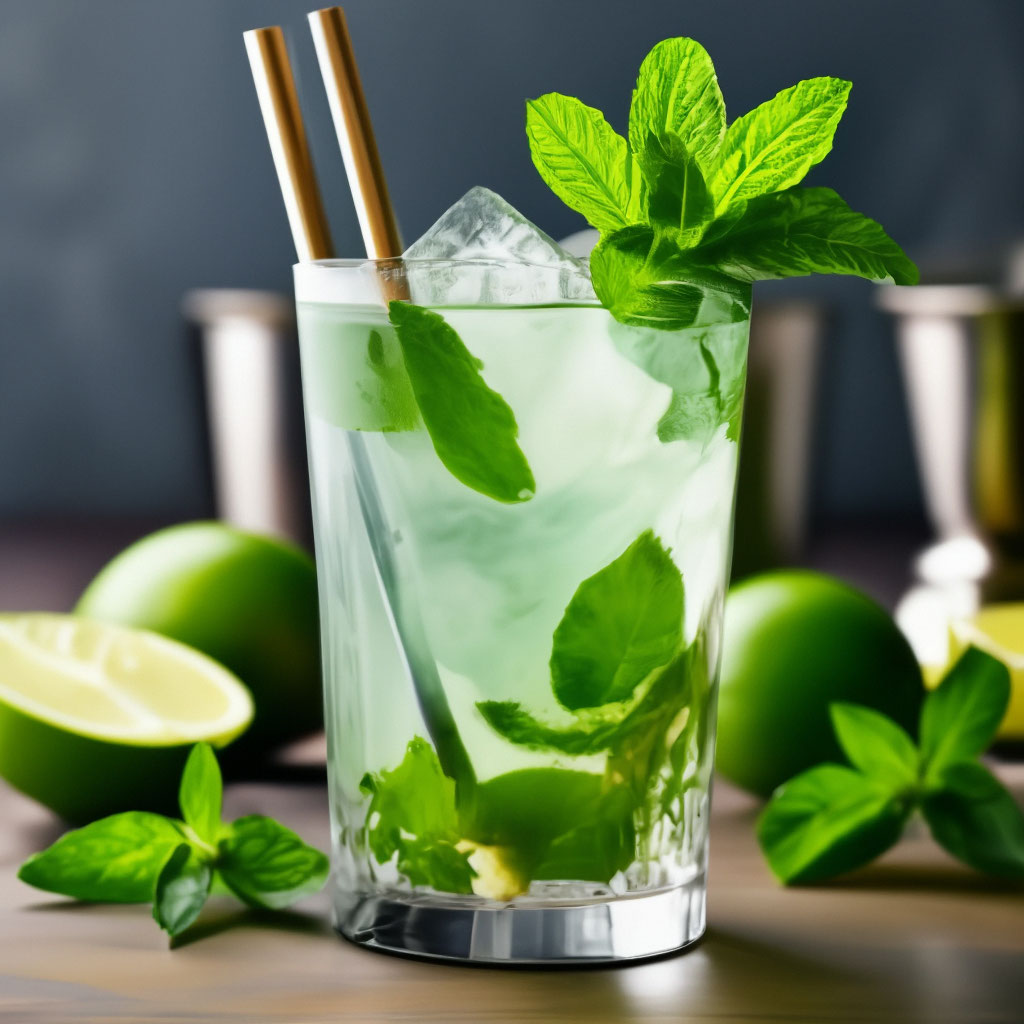 "Delicious Mojito drink mojito color it is a shade of green Slightly ...