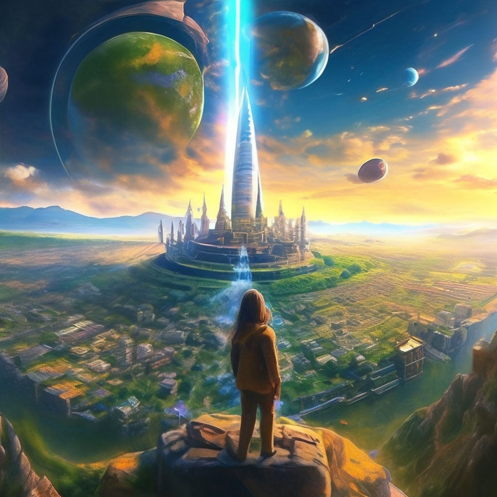 "To see the world in an instant" — image created in Shedevrum
