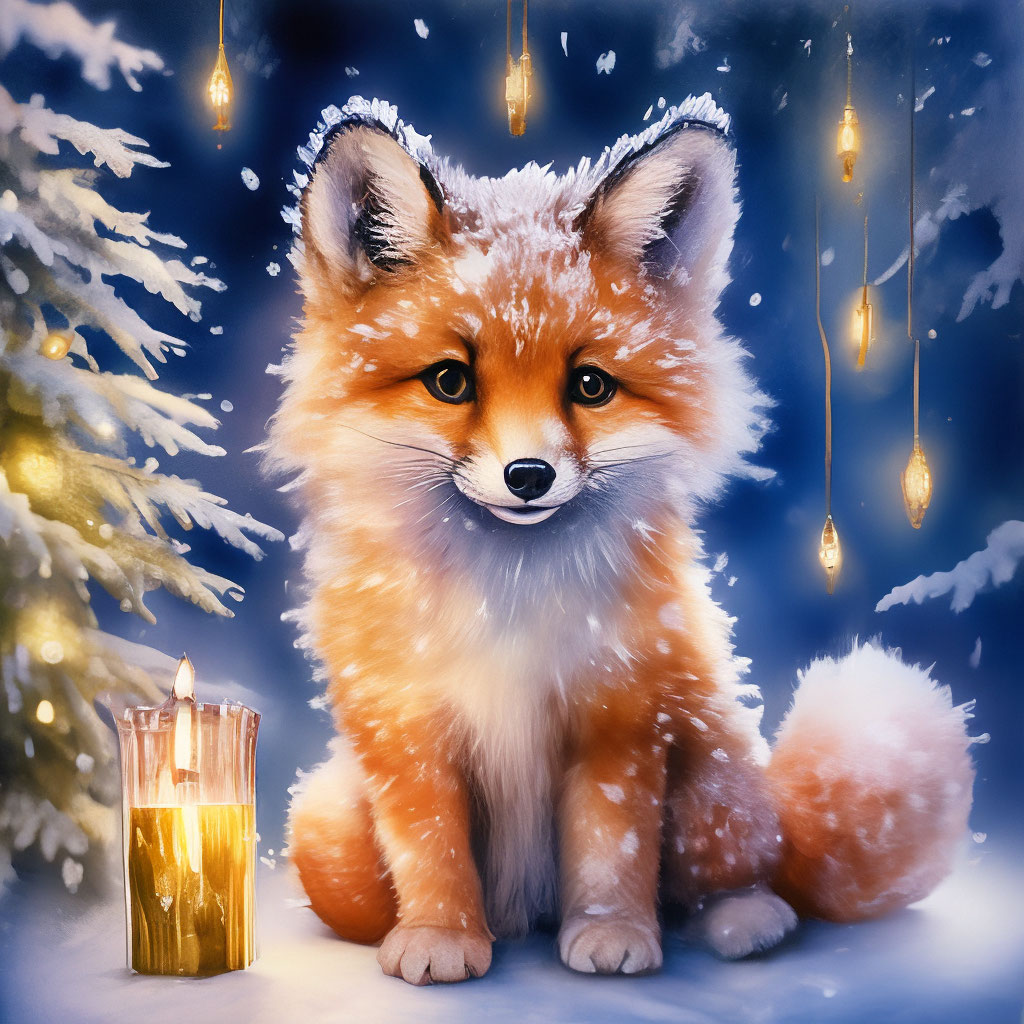"Watercolor drawing, photorealism, realistic, fairy-tale world, fluffy ...