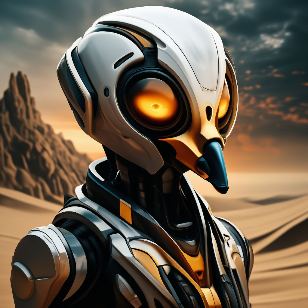"Cubism style, A form of alien life in a parallel universe on the ...