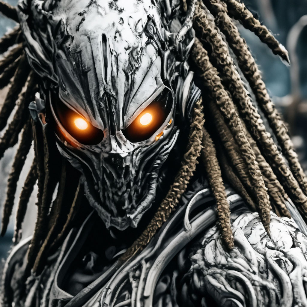 "Titanium with whitewash ,details, complex chiaroscuro, complex ...