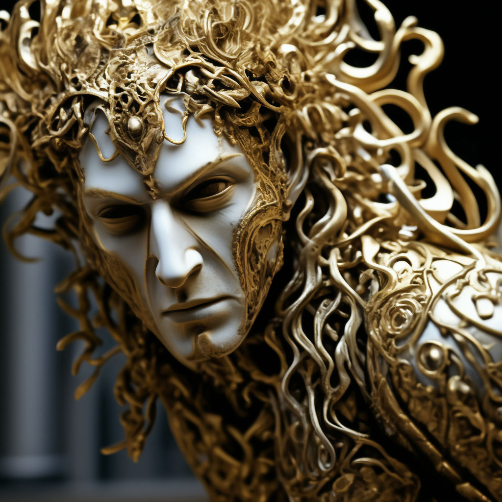 "Realistic, high quality, detail, professional photo, sculpting a ...