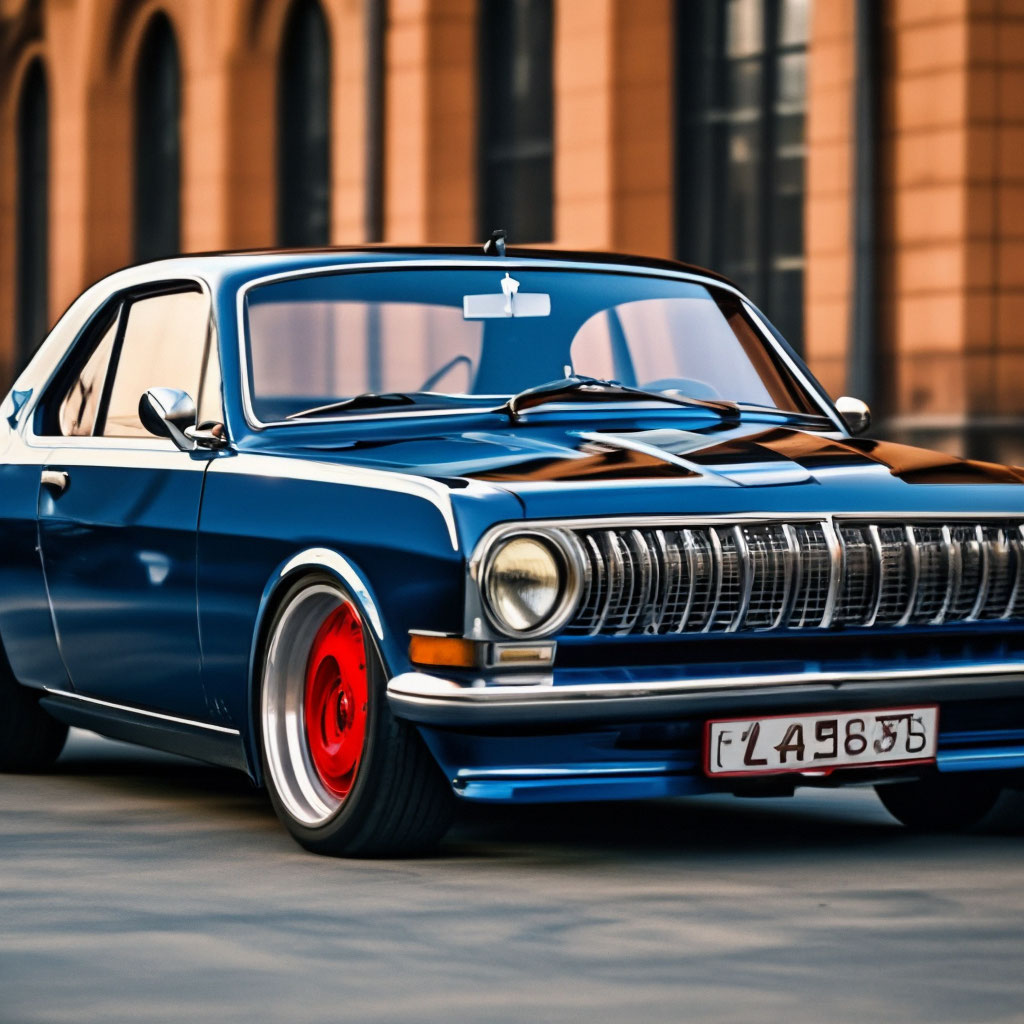 "VOLGA GAZ 24 GT coupe SPORT blue-black sssr, VOLGA GAZ 24 ...