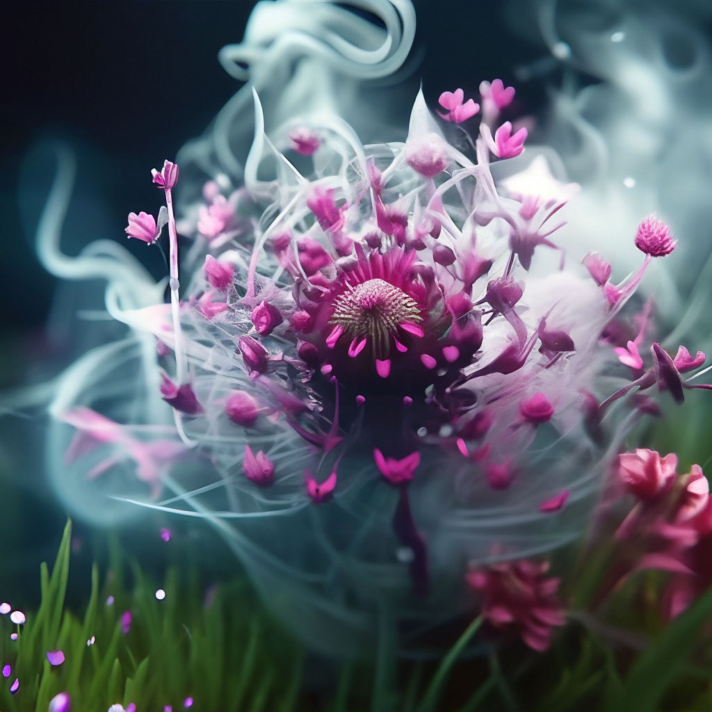 "#Kischin microdetalization, surrealism, cyberpunk, flower structure ...