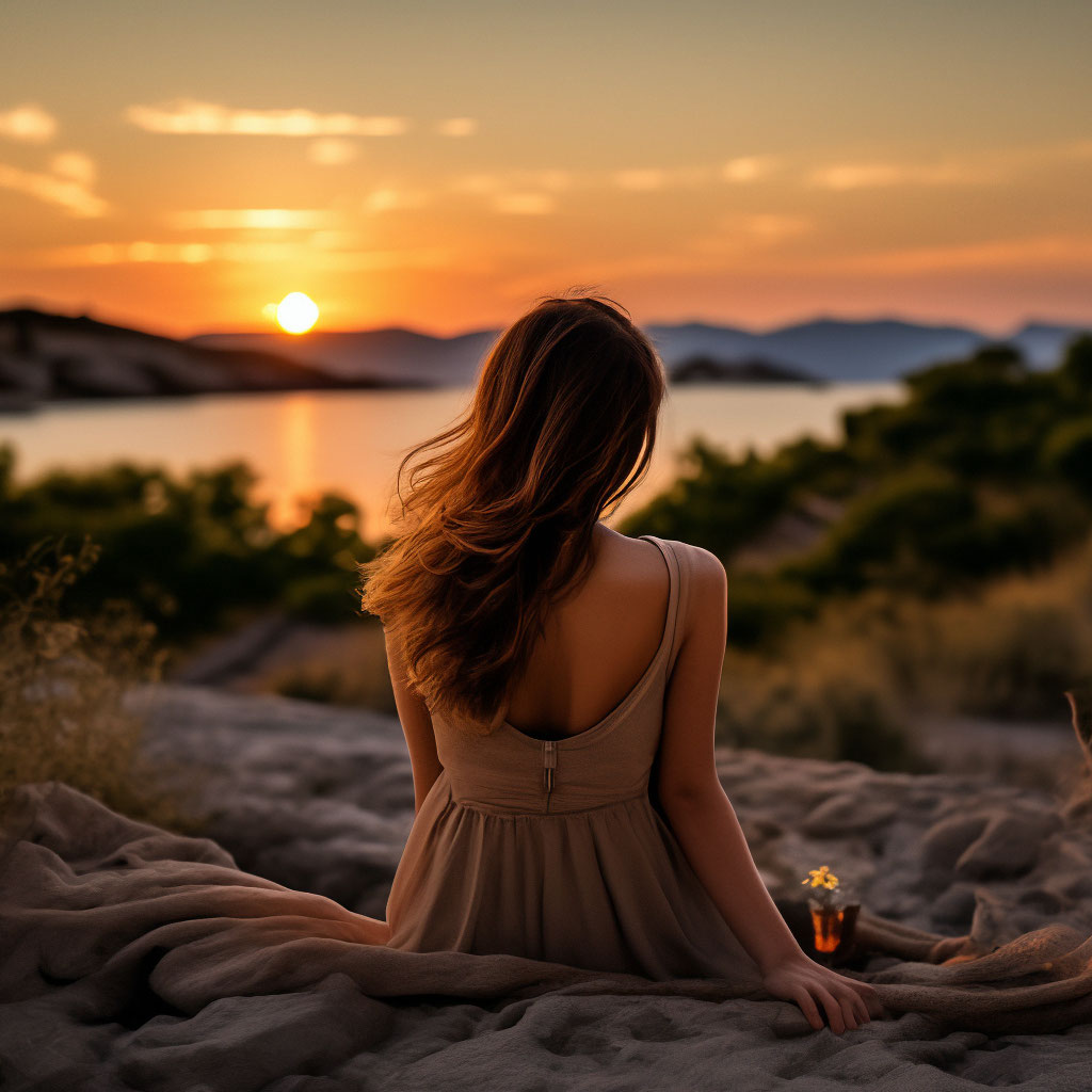 "Happiness is sitting somewhere nearby and waiting for you at sunset ...