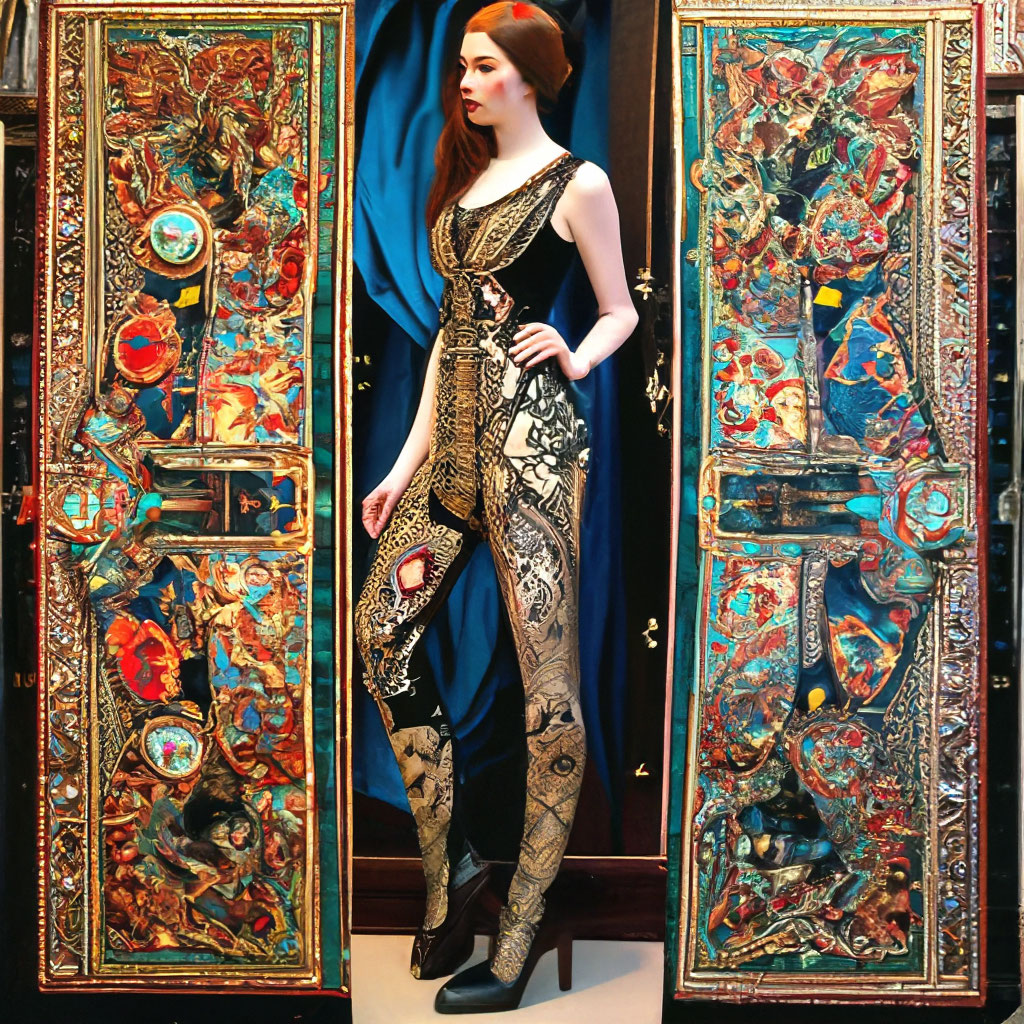 "Unusually aesthetically pleasing Filigree futurism the whole body is ...
