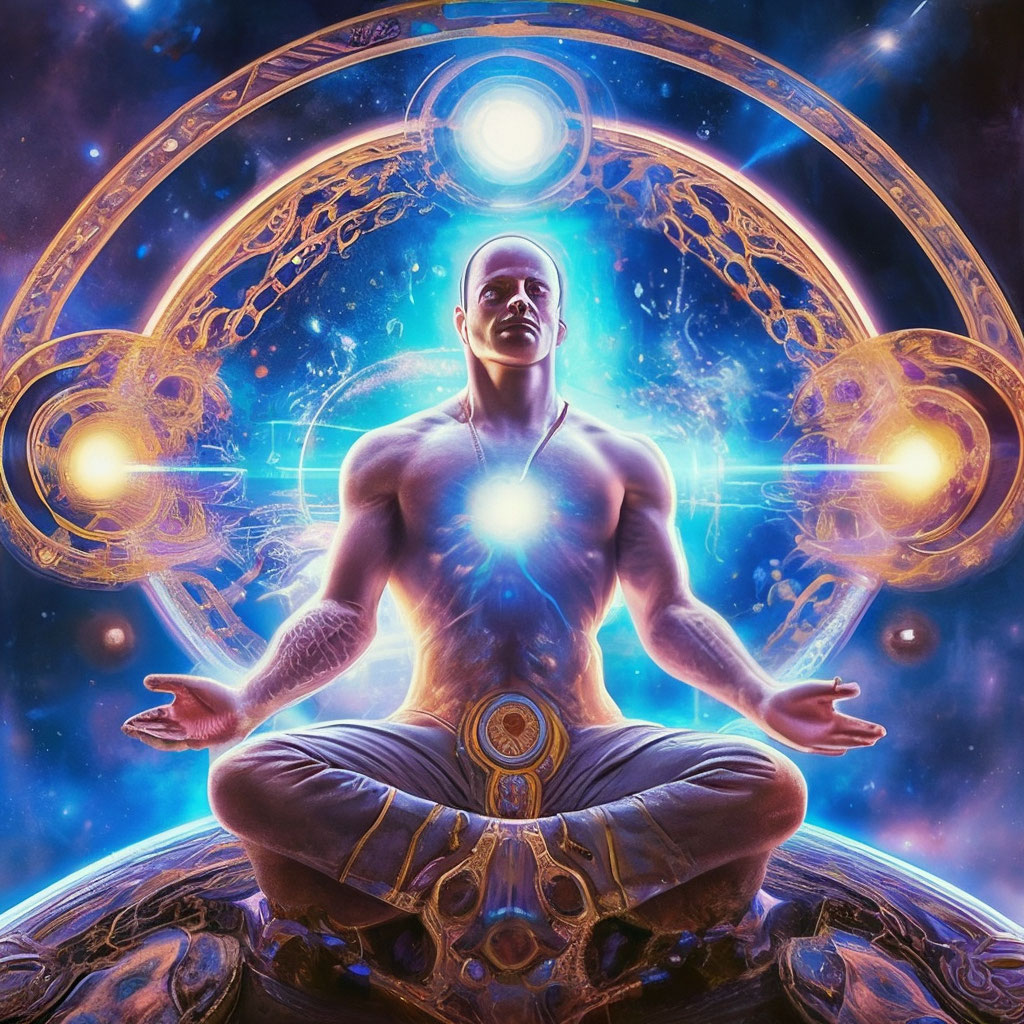 "The health is simply cosmic" — image created in Shedevrum