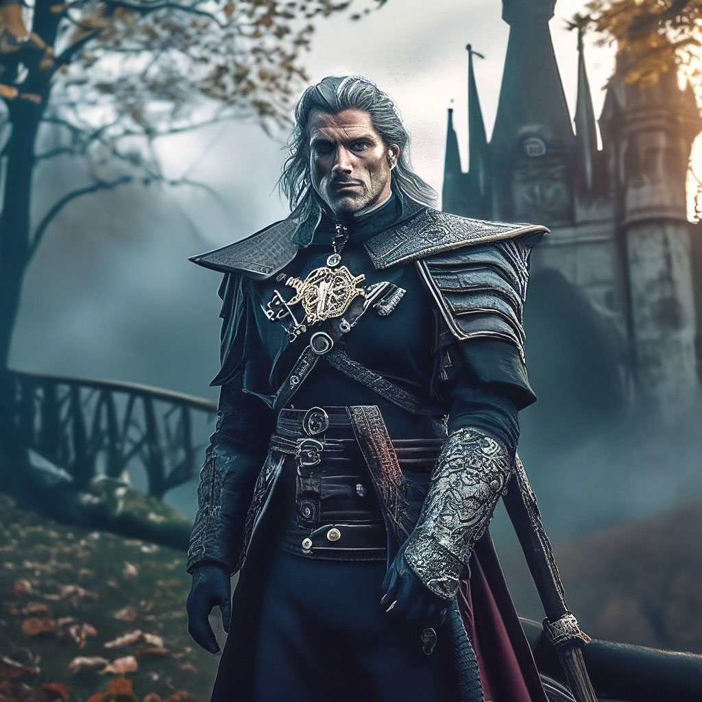 "The witcher of the griffin school cinematic cgi real photo ...