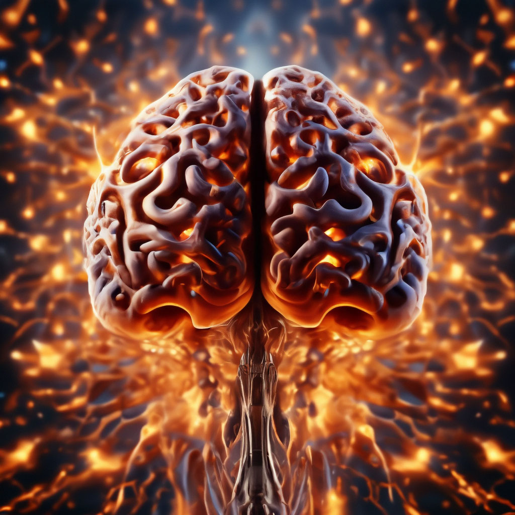 "The human brain. neurons. the flash of synapses realizing that he had ...