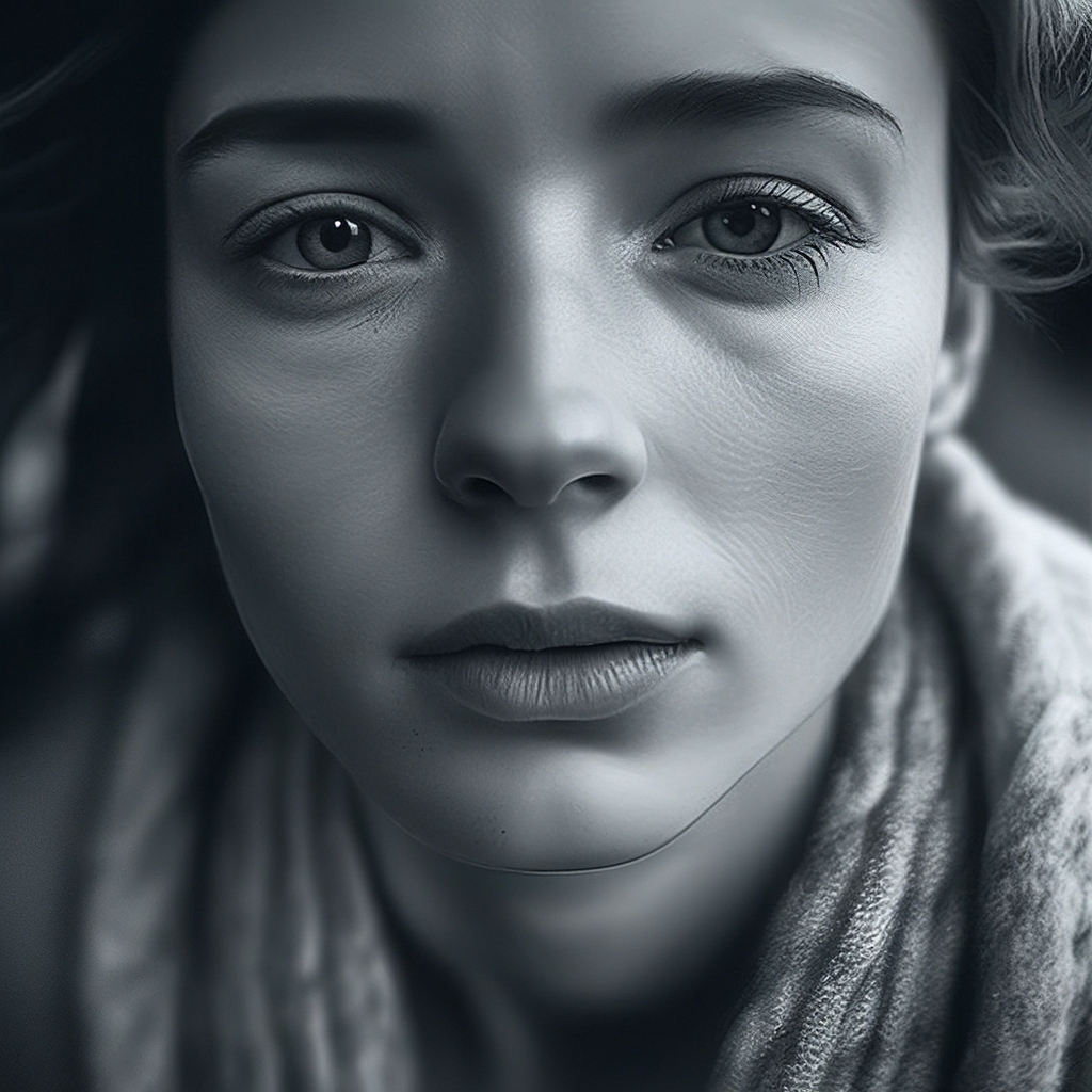 "Depression, 30mm lens, high resolution, high detail, realistic, ISO ...