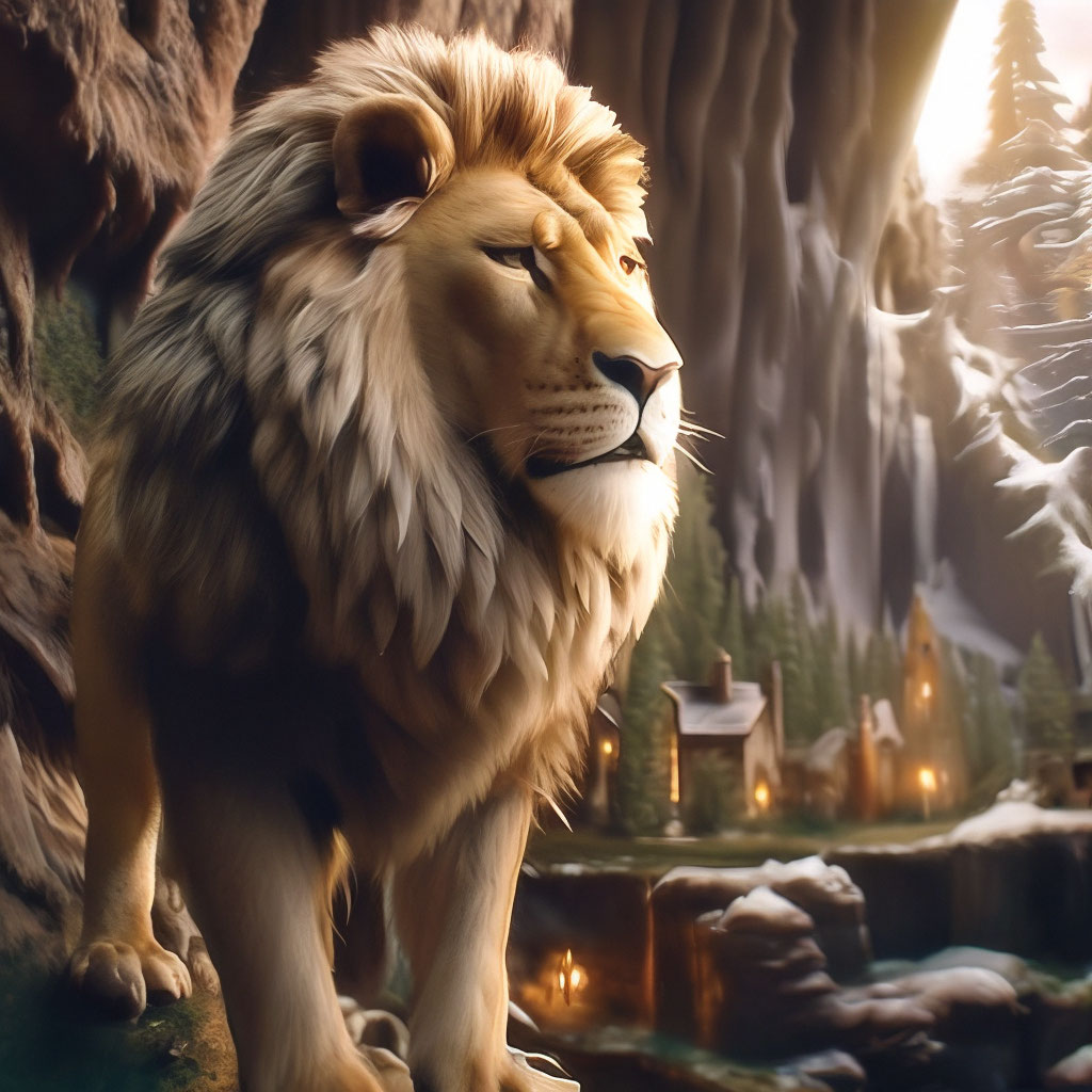 "Realistic shot of Beautiful Narnia High Quality" — image created in ...