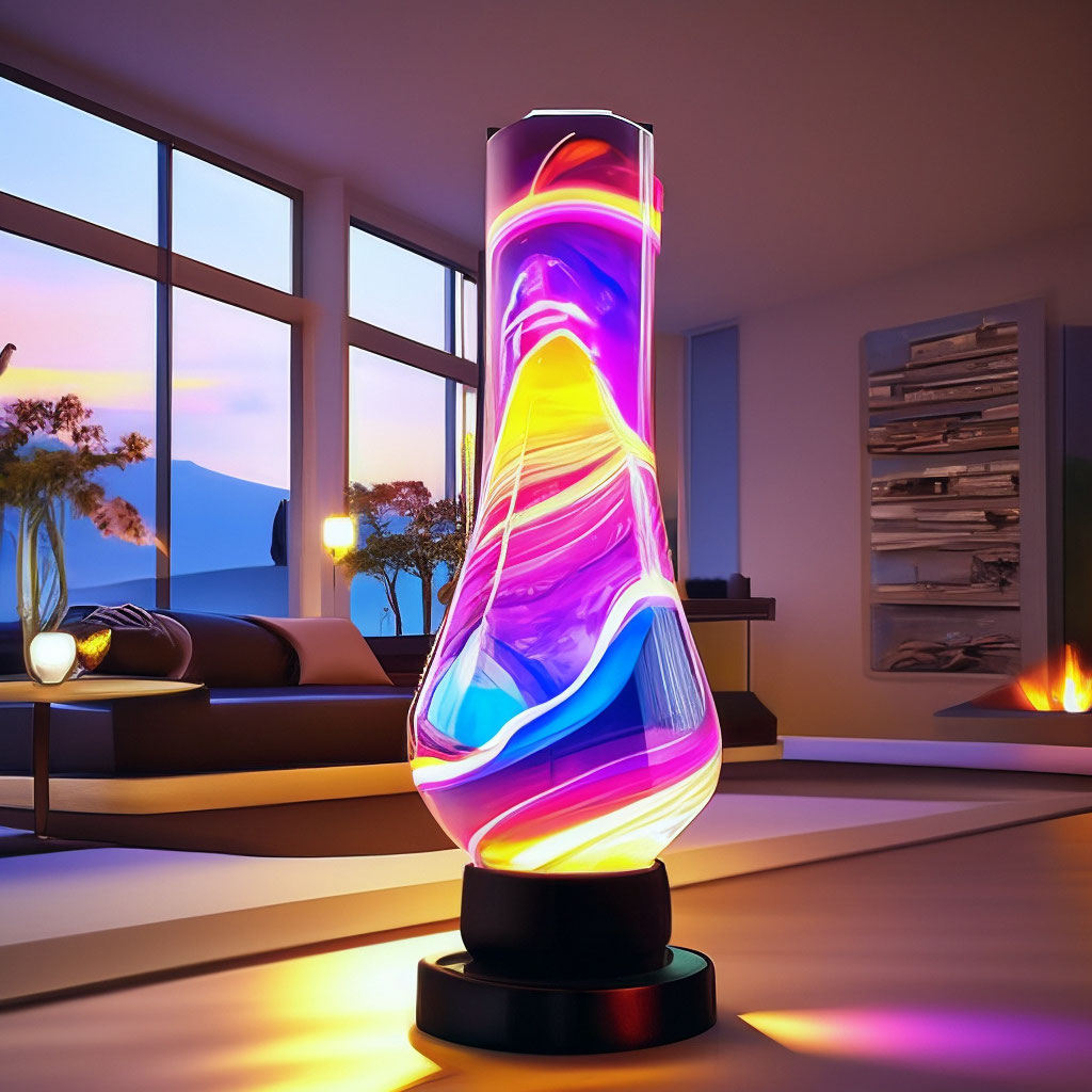 "9#, 32K, stylish interior,Floor Lava lamp Amperia HEAVY This lamp is ...