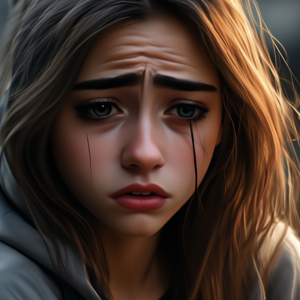 "Draw a crying meme girl, she didn't win an iPad, it's a shame to tears ...