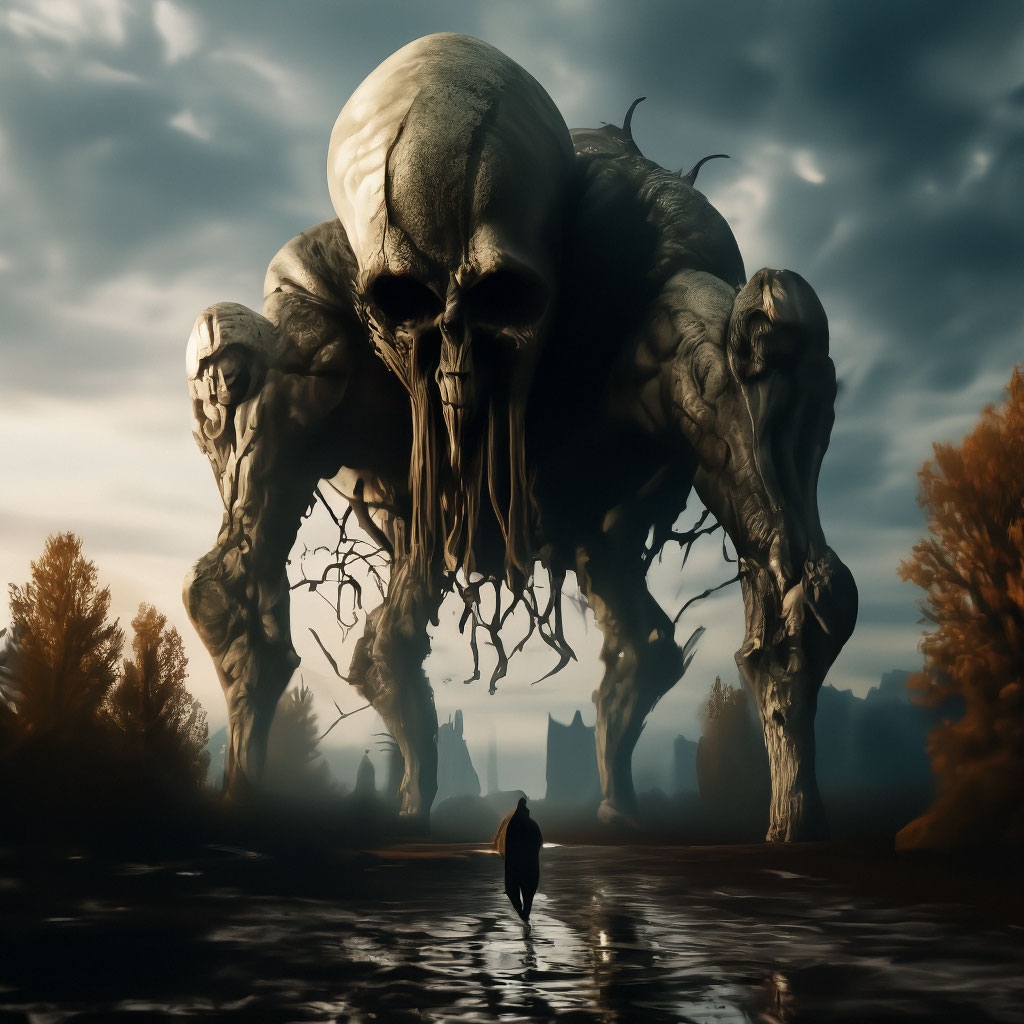 "The mutant from Chernobyl" — image created in Shedevrum