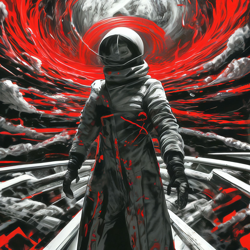 "What's Up Danger, oil painting, epic, necrosurrealism, religious motif ...
