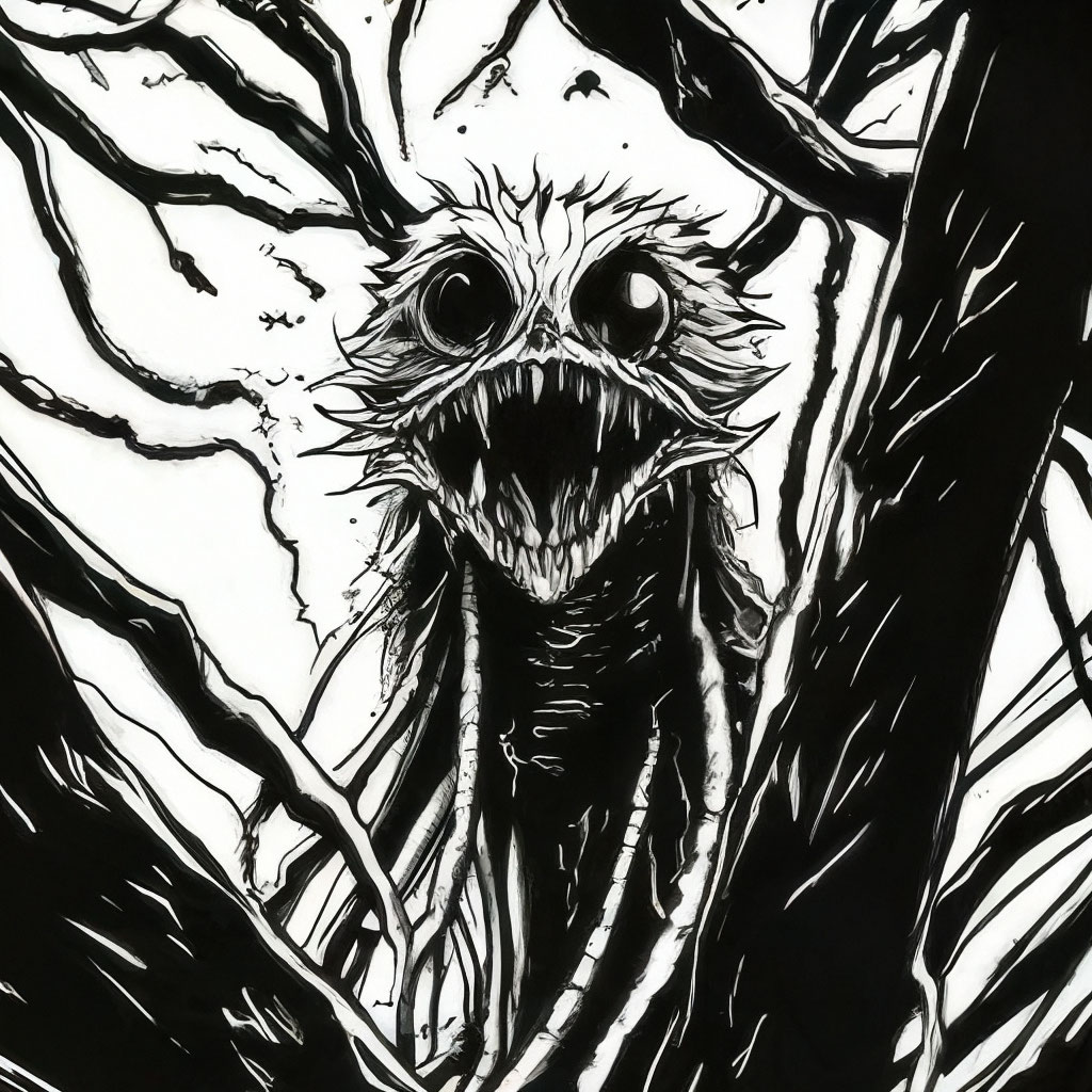 "It often lives in trees, such a long, thin creature, its eyes are ...