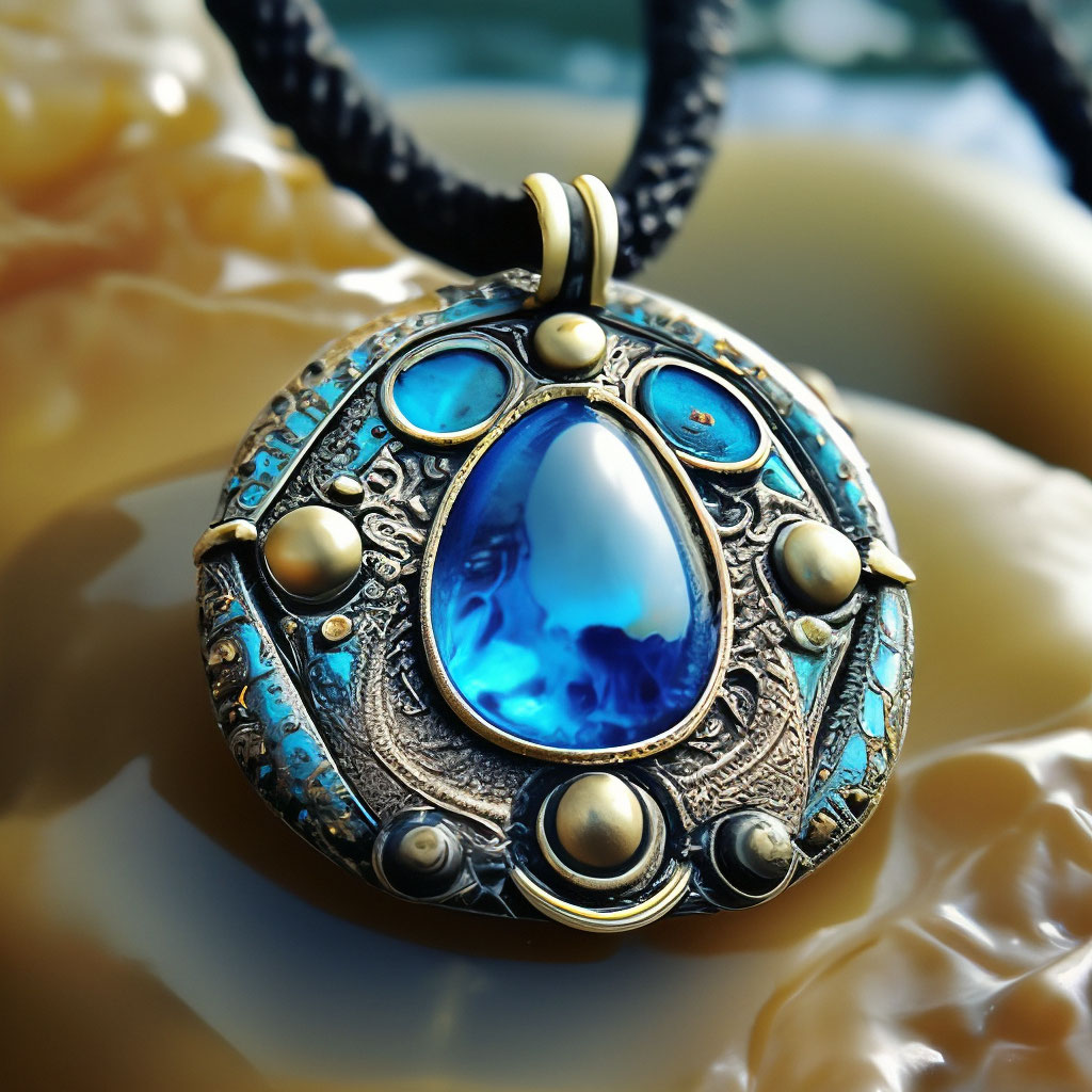 "Sea amulet" — image created in Shedevrum