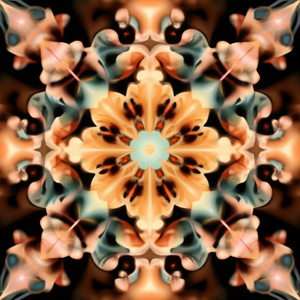 "Fractal octant of the matrix pattern: "Inner Vision". The harmonious ...