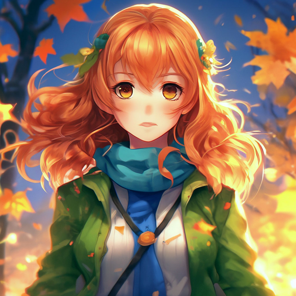 "Character-October, anime style" — image created in Shedevrum