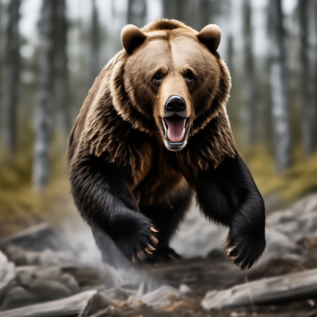 "Bears are able to defuse hunting traps by throwing sticks and stones ...