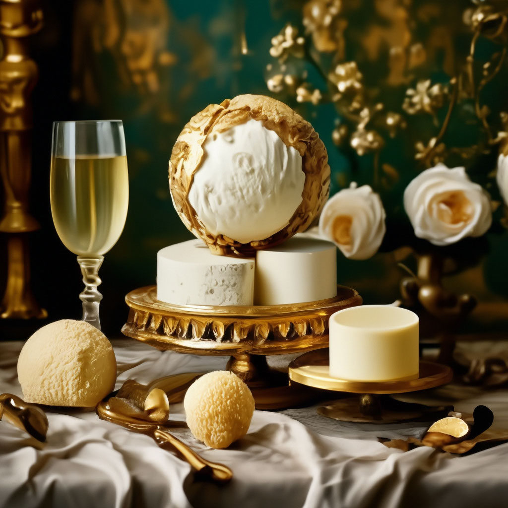 "🍵 cheese toffee grotesque ball still life Rococo Renaissance impasto ...