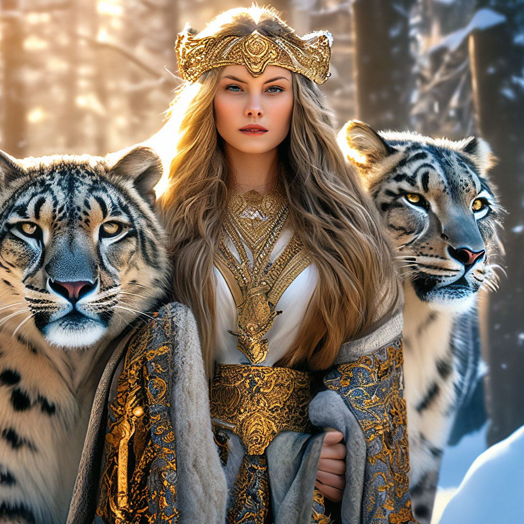 "Freya, the Scandinavian goddess of fertility, harvest and love, the ...