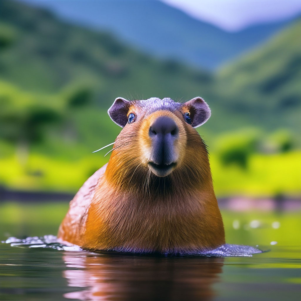 "Capybara shailushai" — image created in Shedevrum